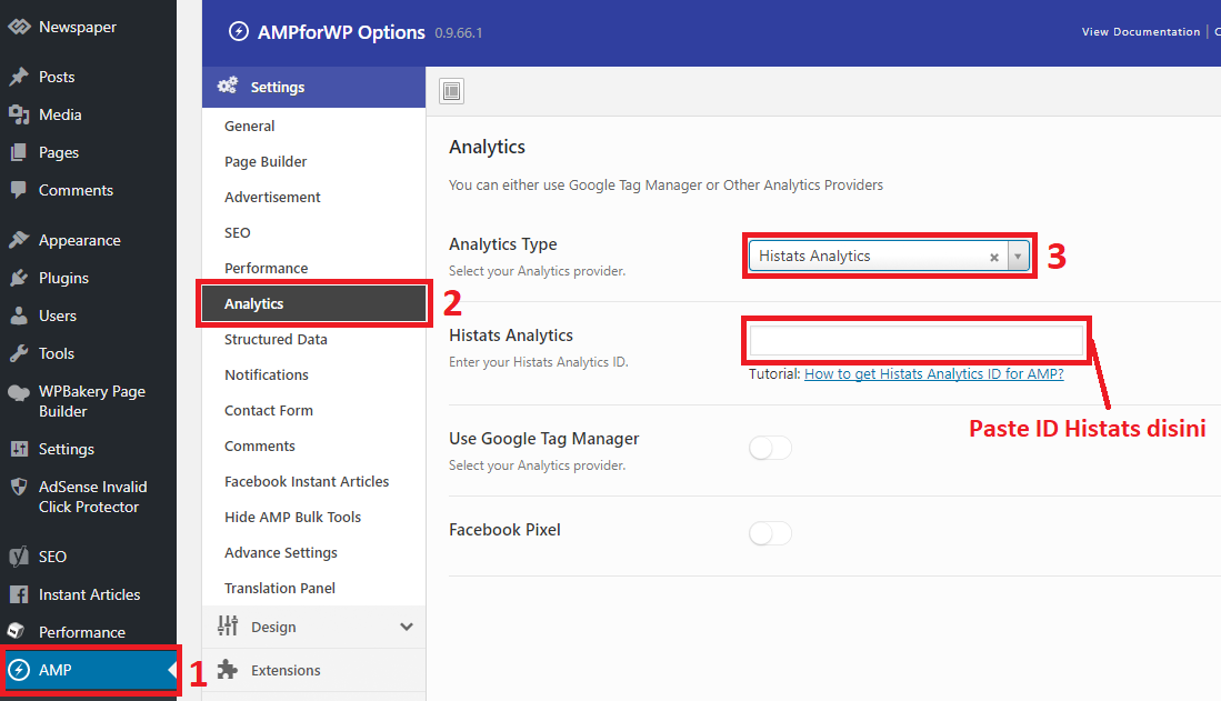 Cara Memasang Histats di AMP WordPress - RoyyanWeb