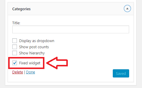 Cara Membuat Sticky Widget Pada Sidebar WordPress - RoyyanWeb